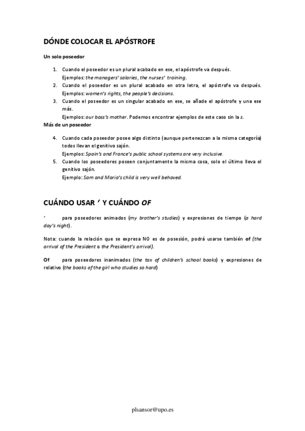 Apostrofe: concepto y apuntes relacionados | Wuolah