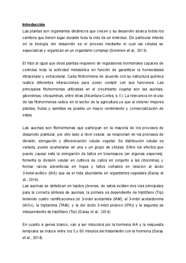 Apuntes de Anatomía vegetal